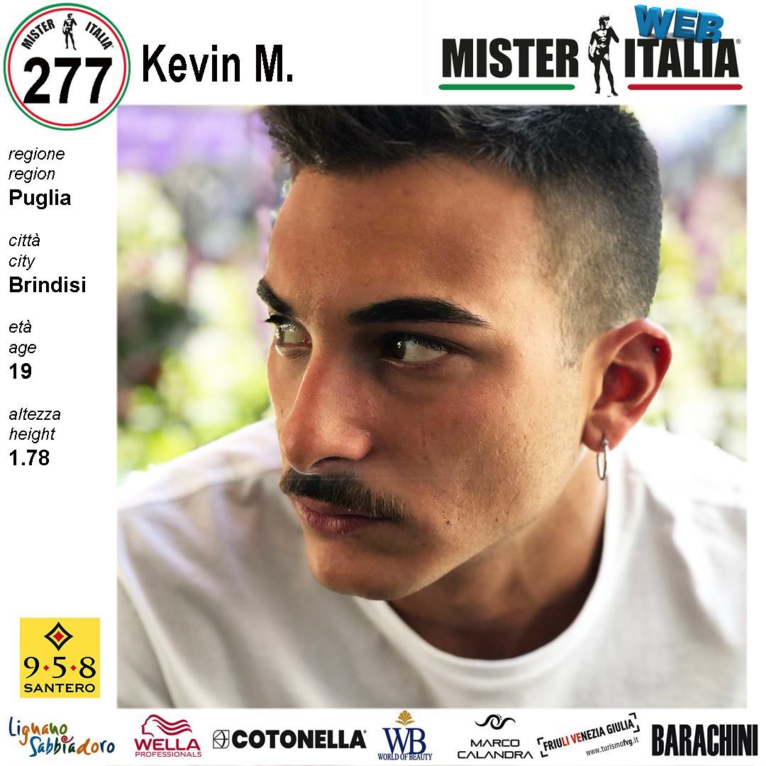 Il giovane mesagnese Kevin Maggio al concorso Mister Italia online ...