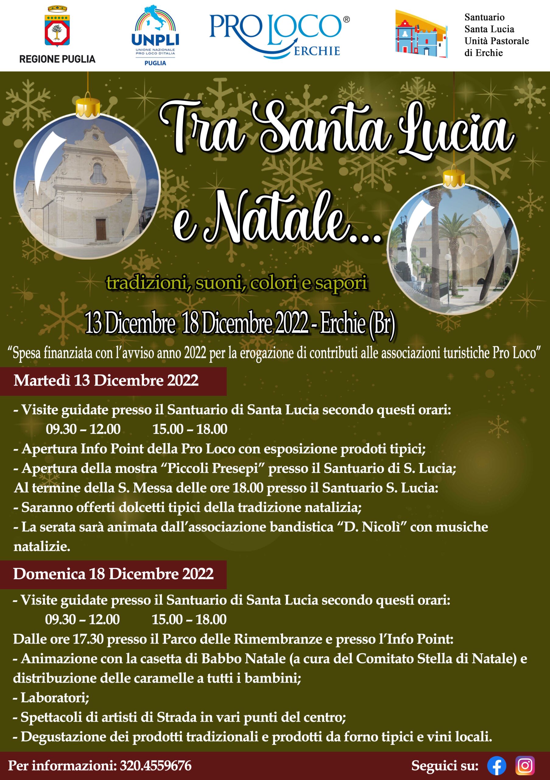 Erchie, "Tra Santa Lucia e Natale...tradizioni, suoni, colori e sapori ...